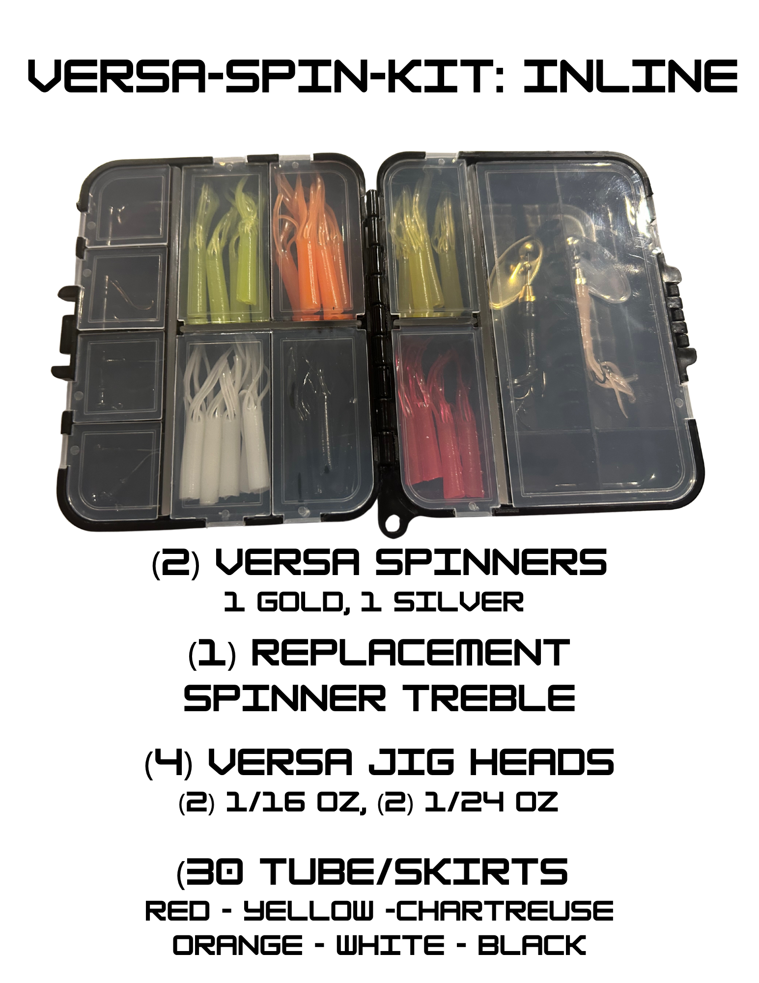 VERSA-SPIN KIT- INLINE – Whippin Waters